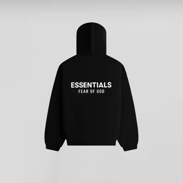 Fear of God Essentials Fleece Hoodie FW24 Black – Clux
